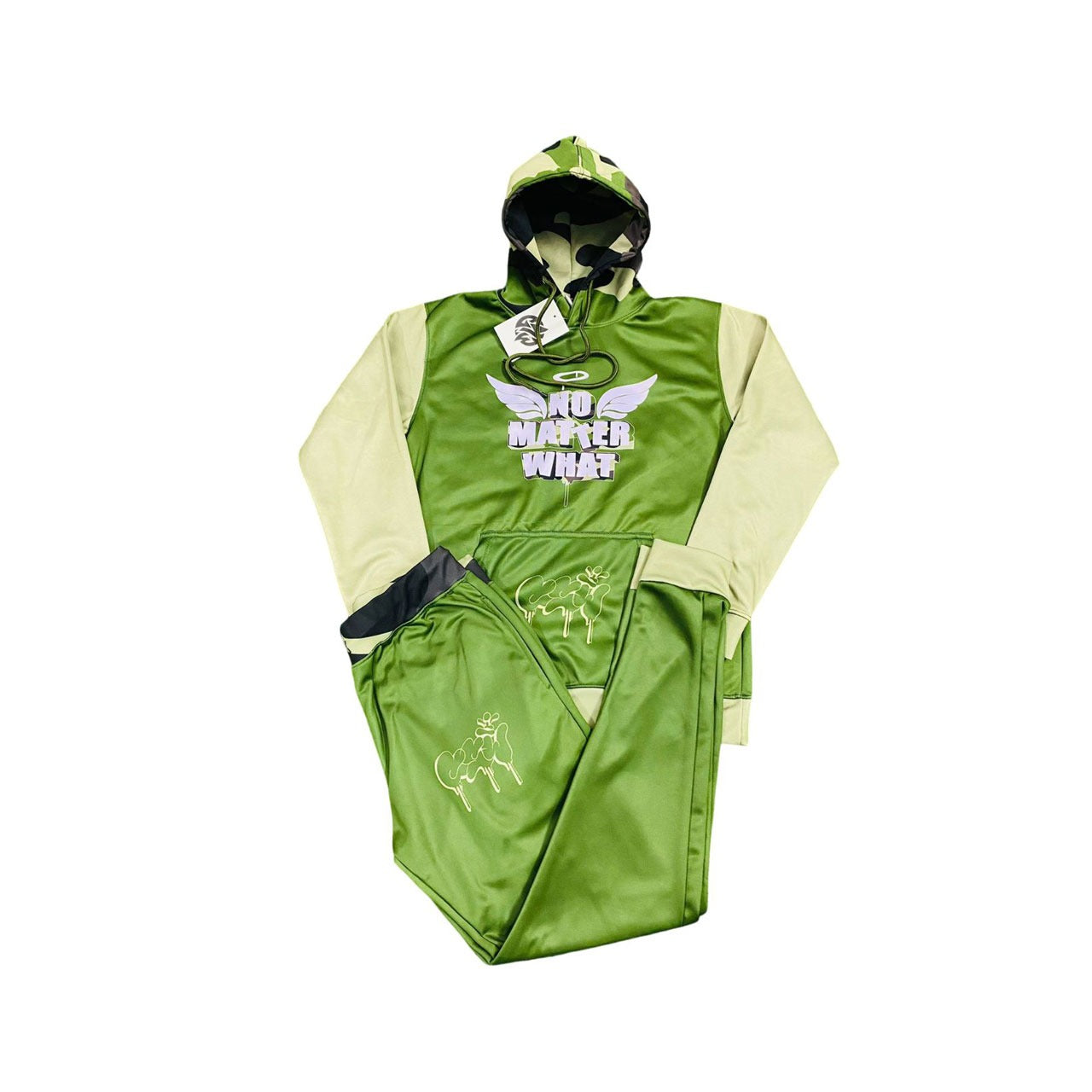 Green body Light Yellow Sleeve GSW log Camo Design Full Sublimated Tra ...