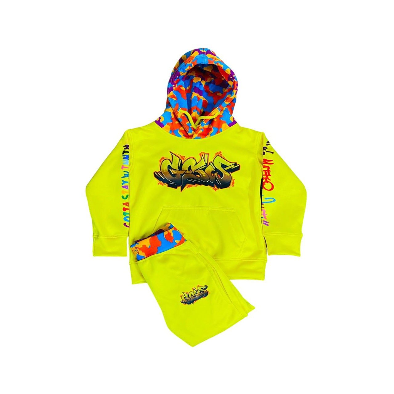 Yellow Full body GSW log Camo Design Full Sublimated Track Suit – GSW ...