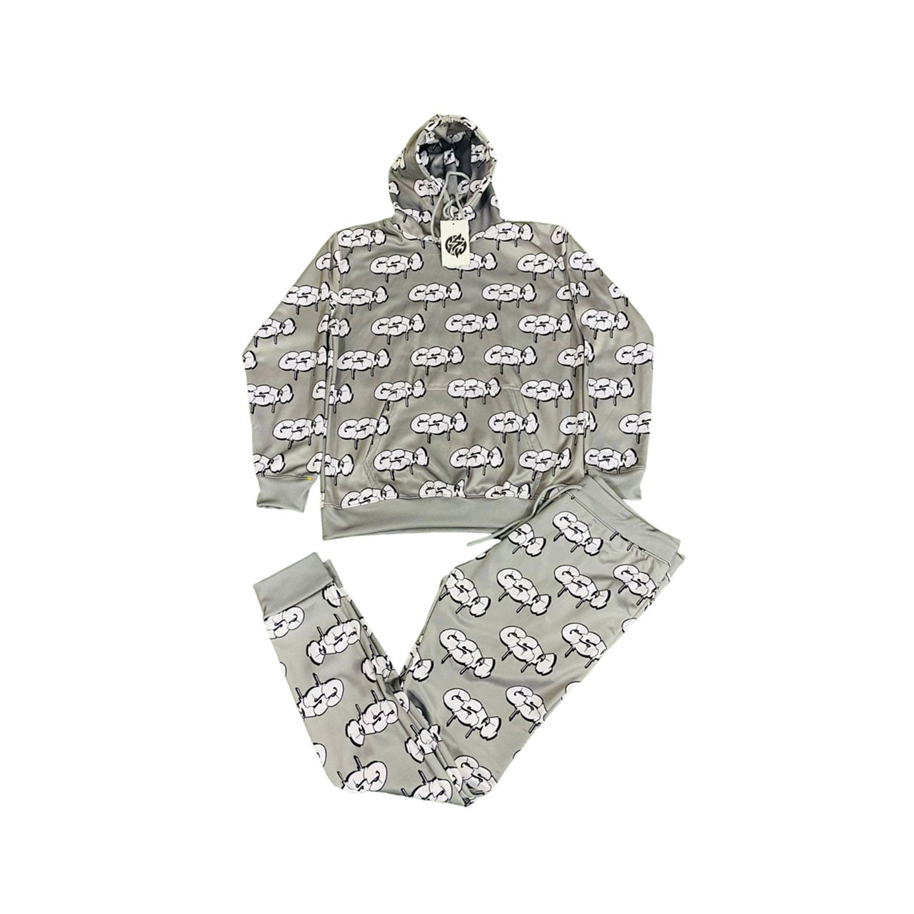Full Sublimated GSW Signature Silver Grey Track Suit – GSW Apparel LLC